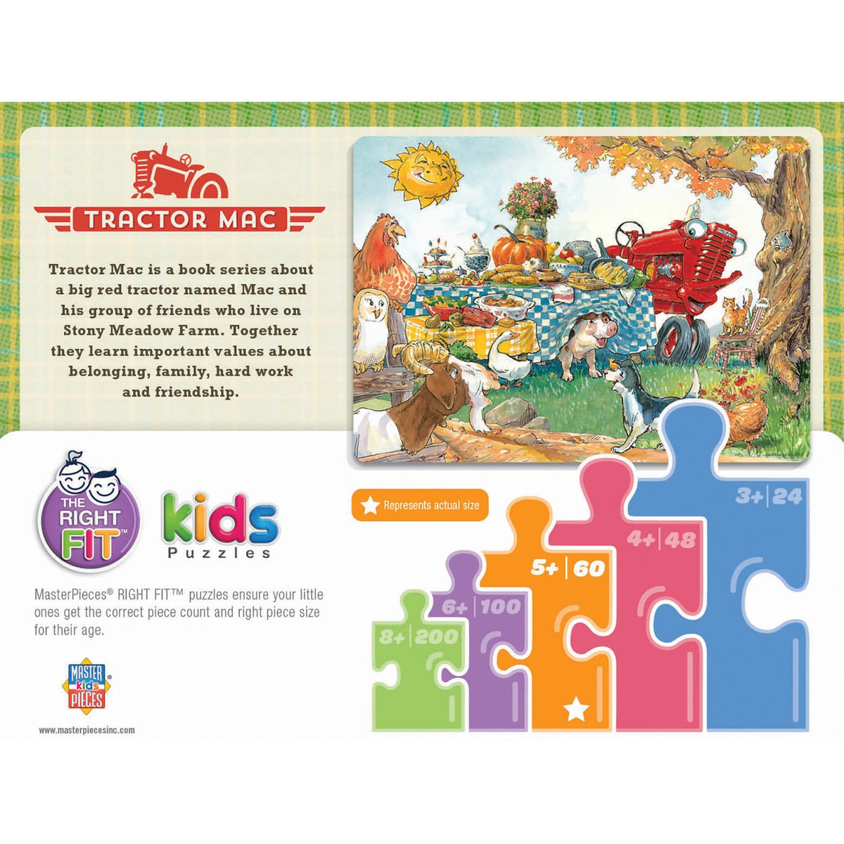 SALE Tractor Mac - Dinner Time 60 Piece Jigsaw Puzzle – Amanda Radke